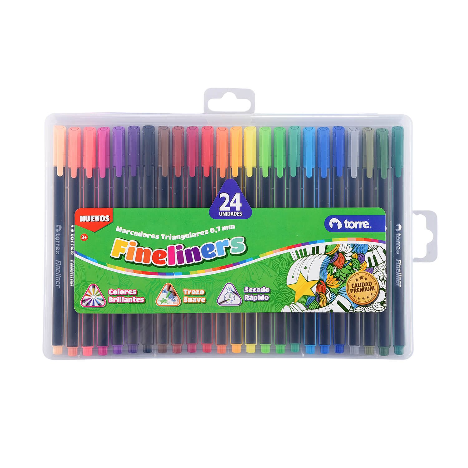 Set fineliners 24 colores | Torre