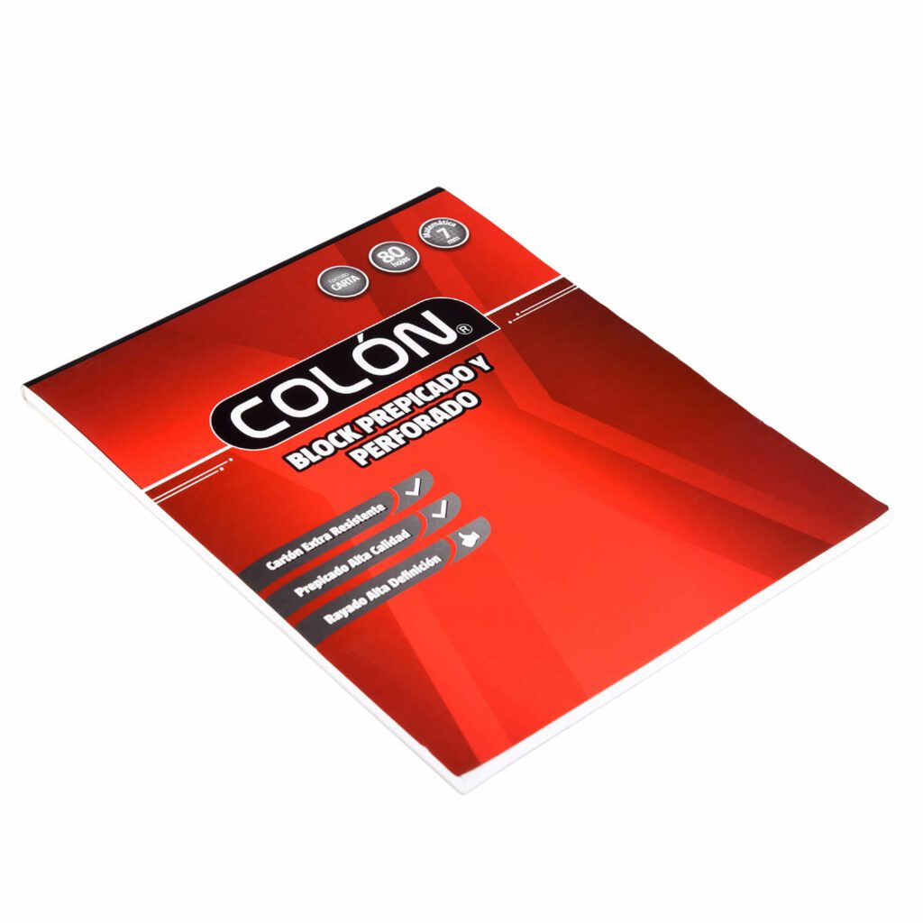 COLON BLOCK CARTA 7 MM 80 HOJAS | Torre