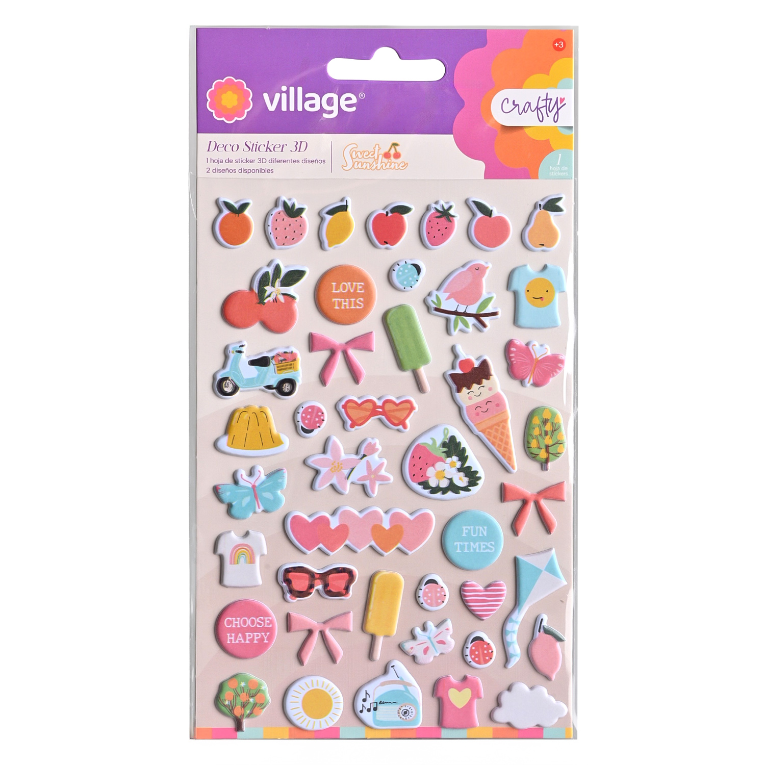 Decoración Stickers 3D Crafty Diseño 3 Village | Torre